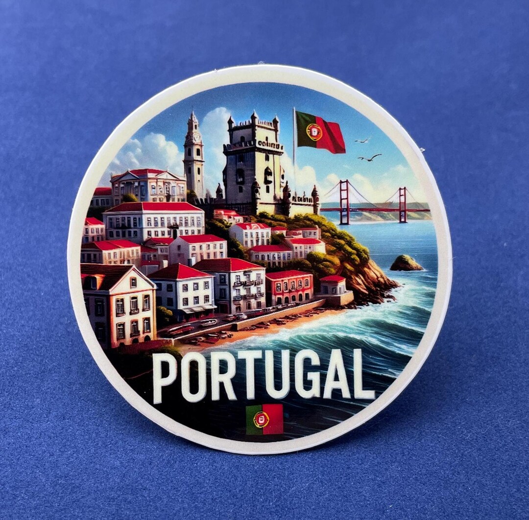 Portugal, Stickers, Weatherproof Sticker, Travel Journal, Suitcase ...