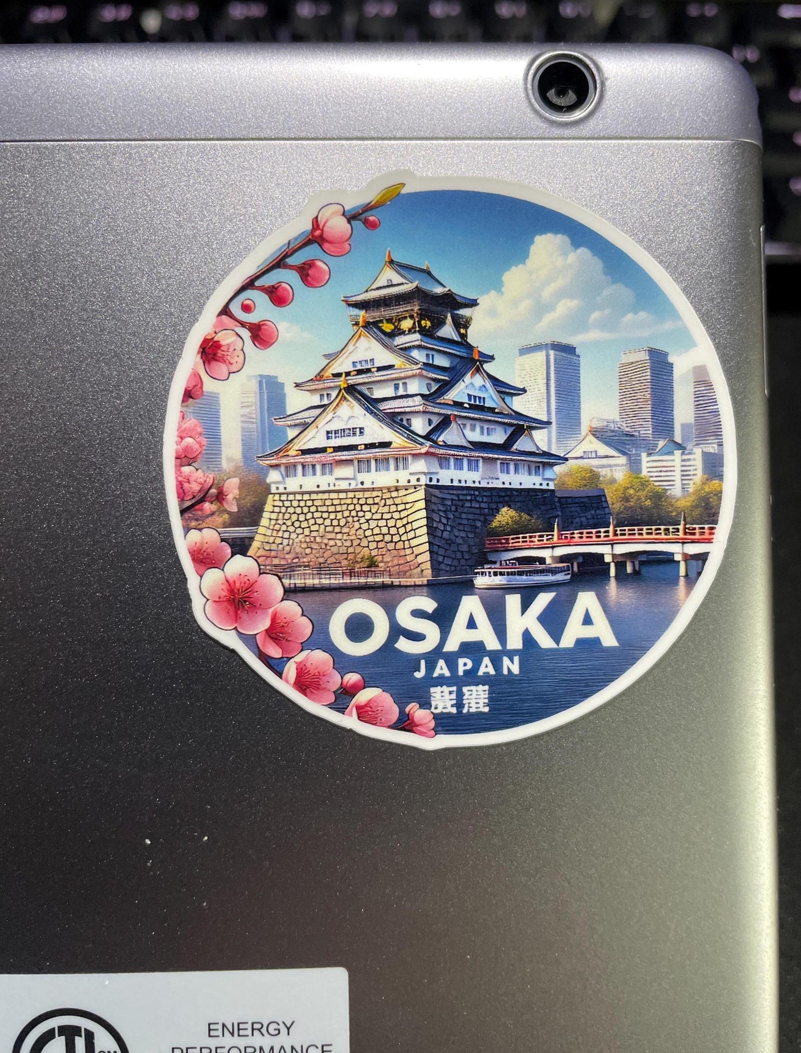 Osaka, Japan, Stickers, Osaka, Weatherproof Sticker, Travel Journal ...
