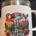 Malaysia, Stickers, Weatherproof Sticker, Travel Journal, Suitcase ...