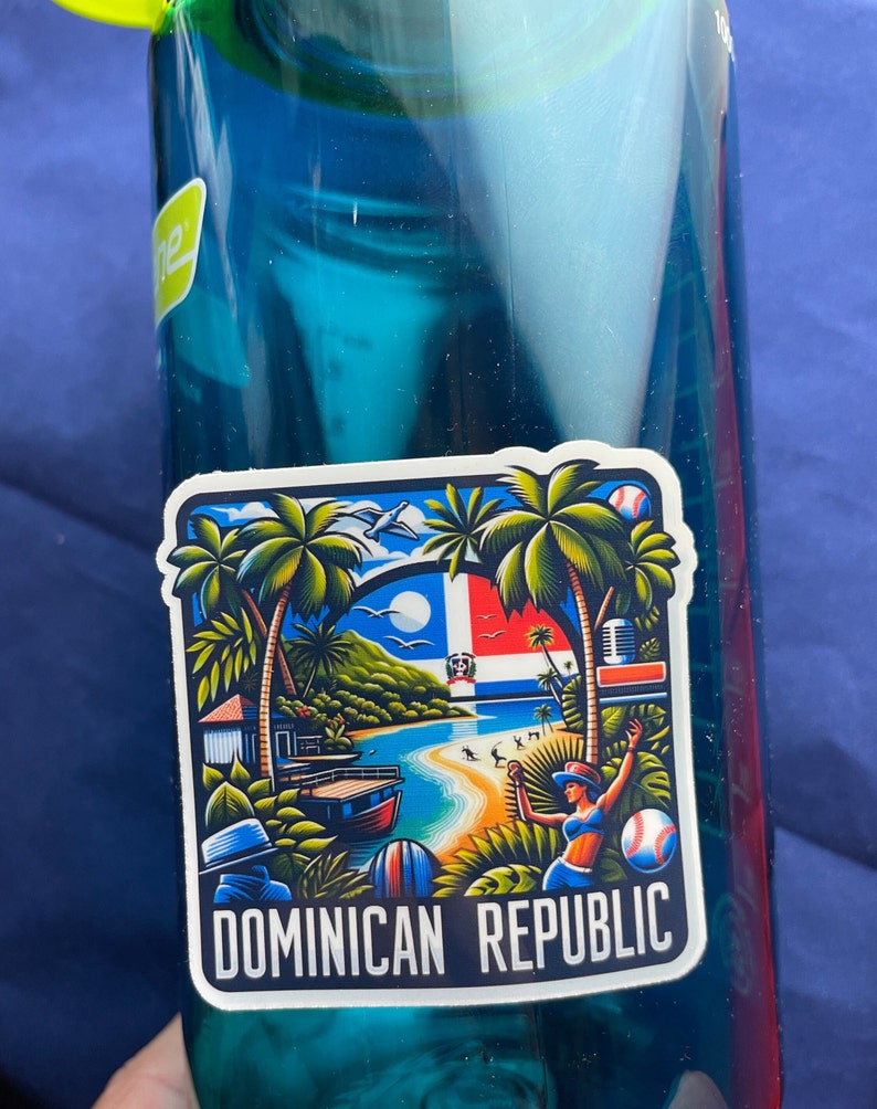 Dominican Republic Dominican Republic Sticker Waterproof Sticker Travel ...