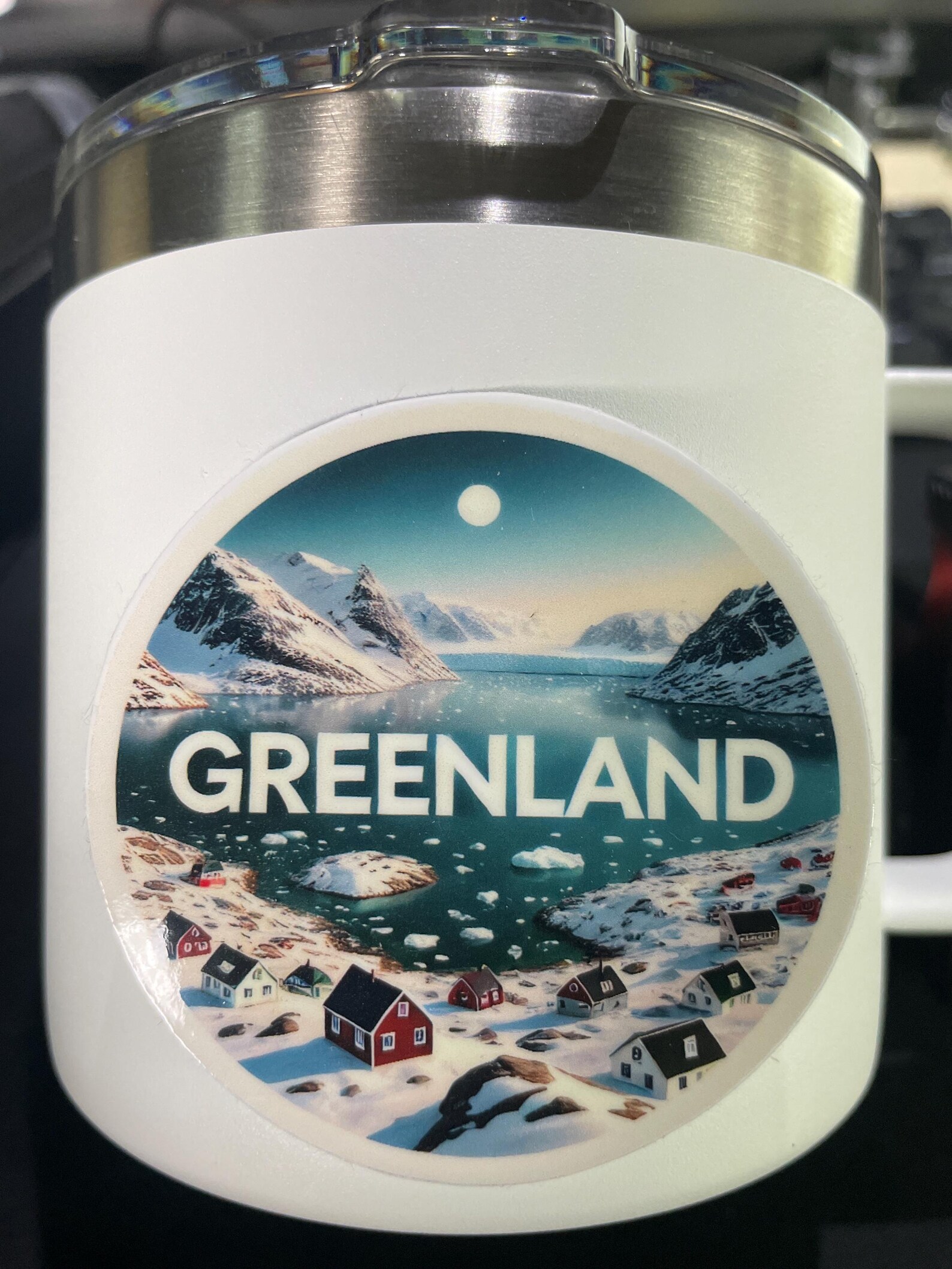 Greenland, Stickers, Weatherproof Sticker, Travel Journal, Suitcase ...