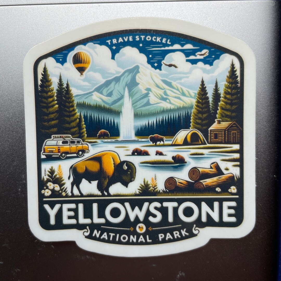 Yellowstone National Park | Yellowstone Travel | Travel Decal ...