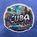 Cuba Travel Sticker // Cuban Decal for Suitcase, Laptop, Car or Water ...