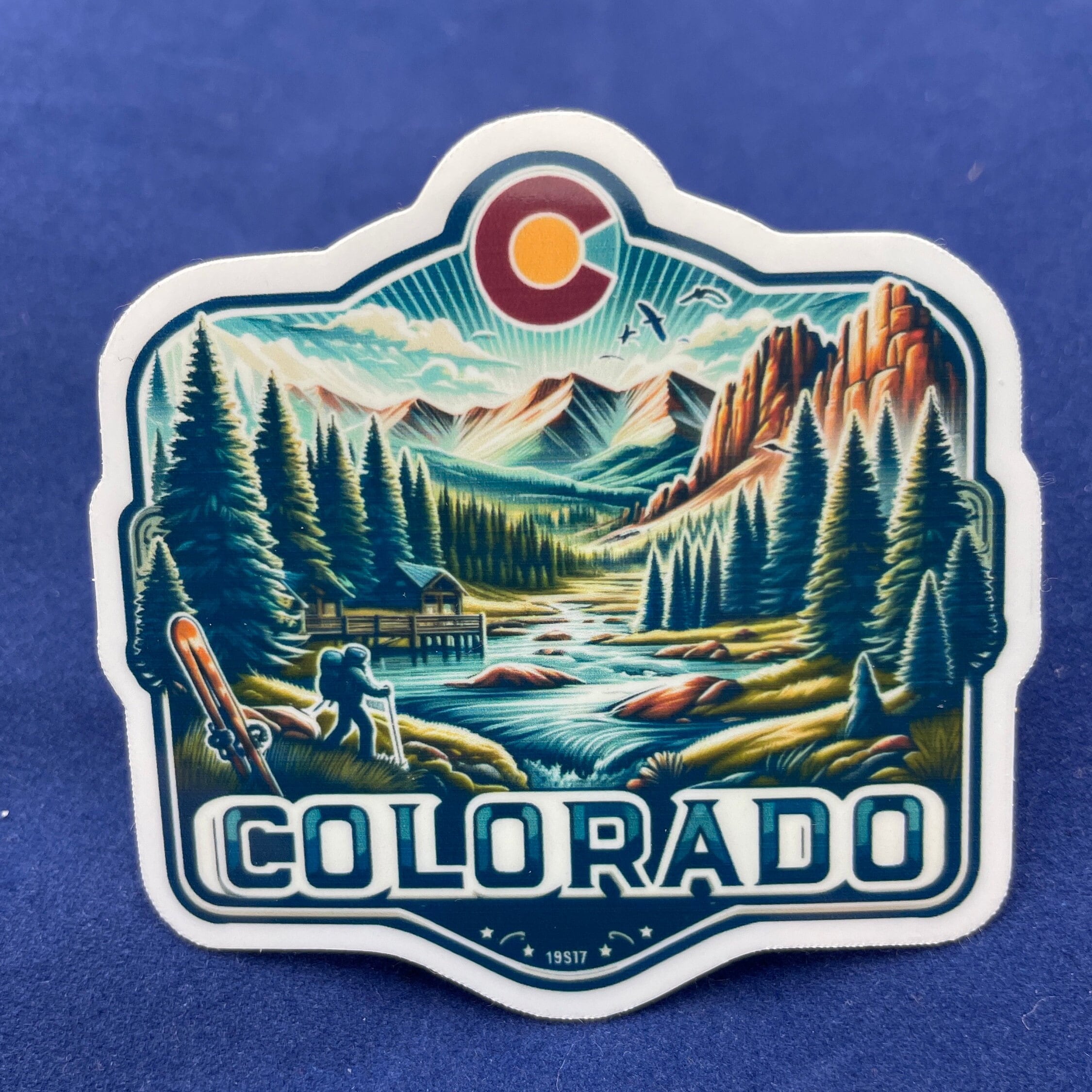 Colorado, Stickers, Weatherproof Sticker, Travel Journal, Suitcase ...