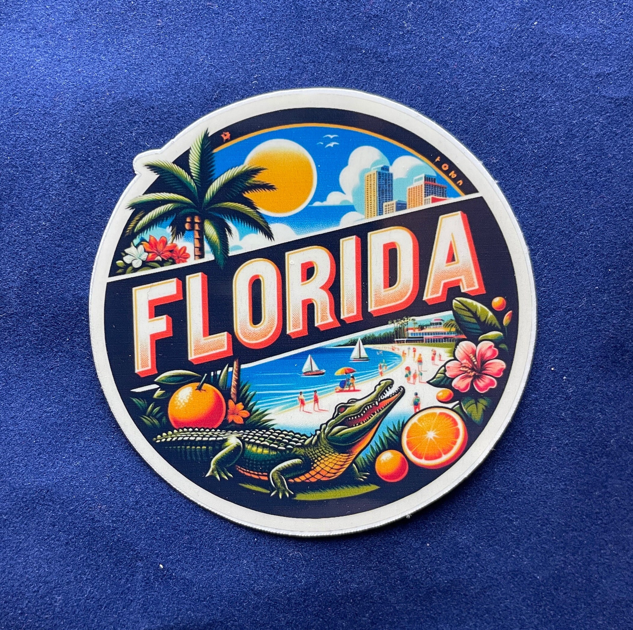 Florida Florida Travel Florida State Sticker Waterproof Sticker ...