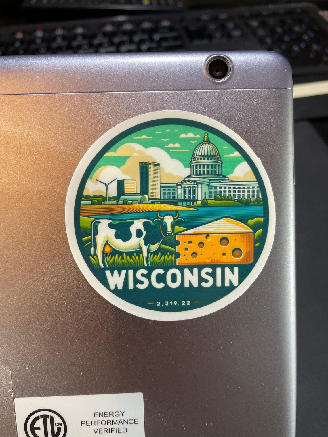 Wisconsin, Stickers, Weatherproof Sticker, Travel Journal, Suitcase ...