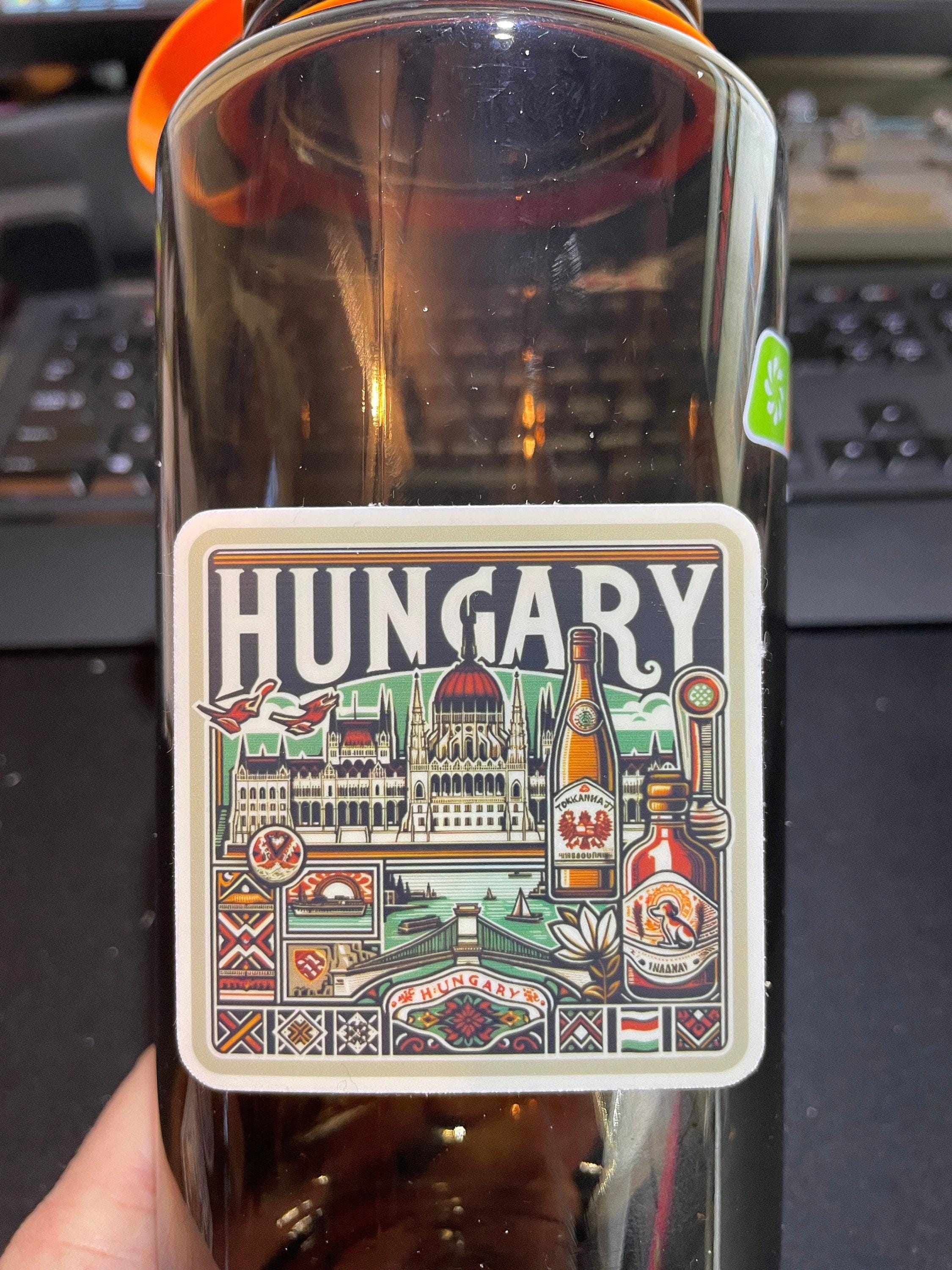 Hungary Travel Sticker, Budapest Illustration, Weatherproof Vinyl - Etsy