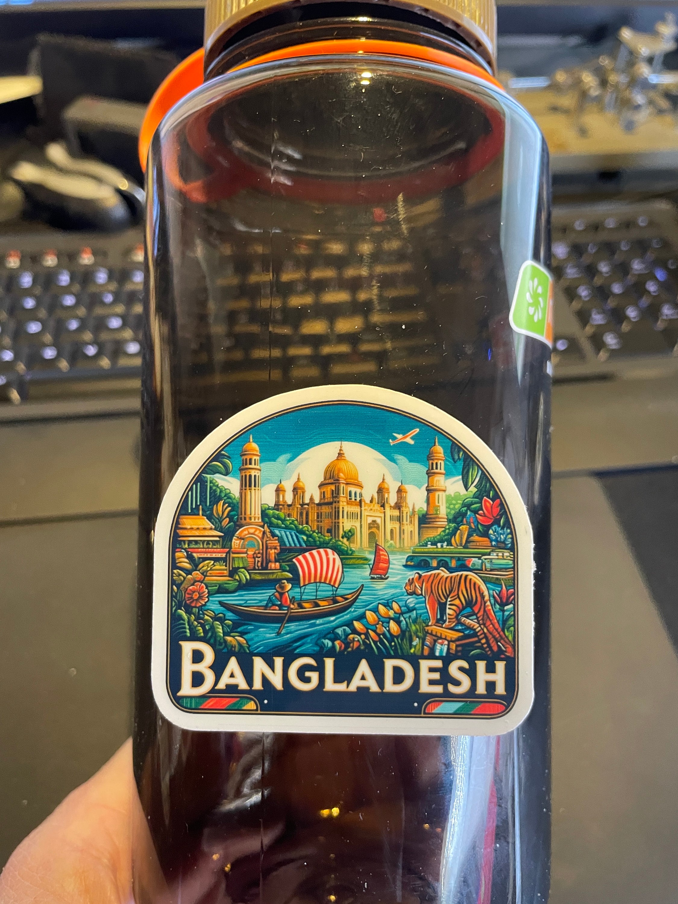 Bangladesh , Stickers, Weatherproof Sticker, Travel Journal, Suitcase ...