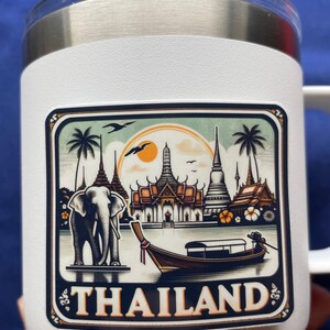 Thailand | Thailand Travel | Vintage Thailand | Waterproof Sticker ...