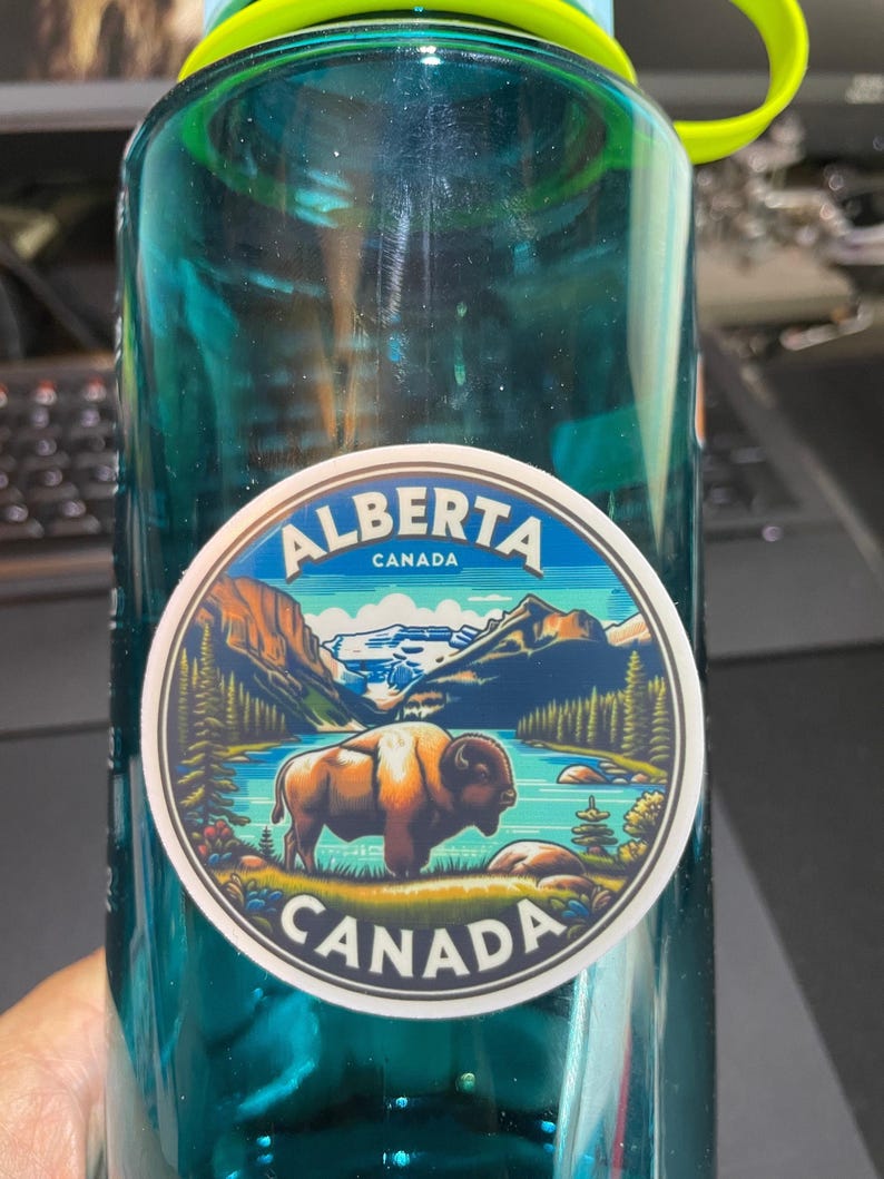Alberta, Canada, Stickers, Weatherproof Sticker, Travel Journal ...