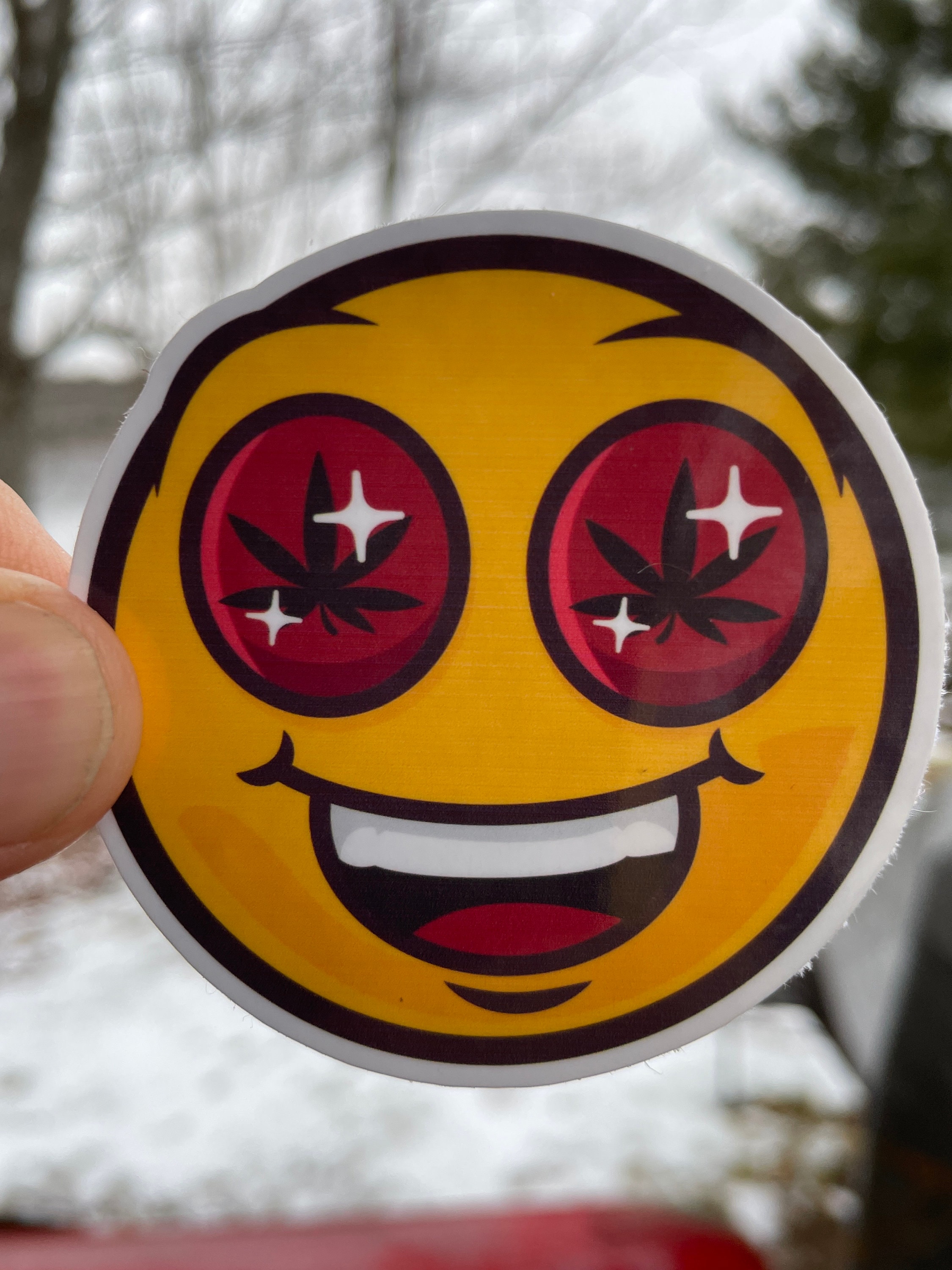 Emoji Emoji Sticker Stoned Emoji Smiling Emoji Sticker Waterproof ...