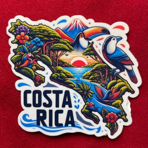 Costa Rica | Costa Rica Travel | Travel Decal | Waterproof Sticker ...