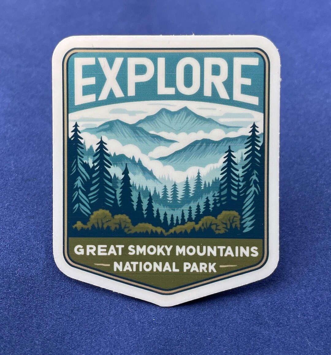 Great Smokey Mountains National Park, Stickers, Weatherproof Sticker ...