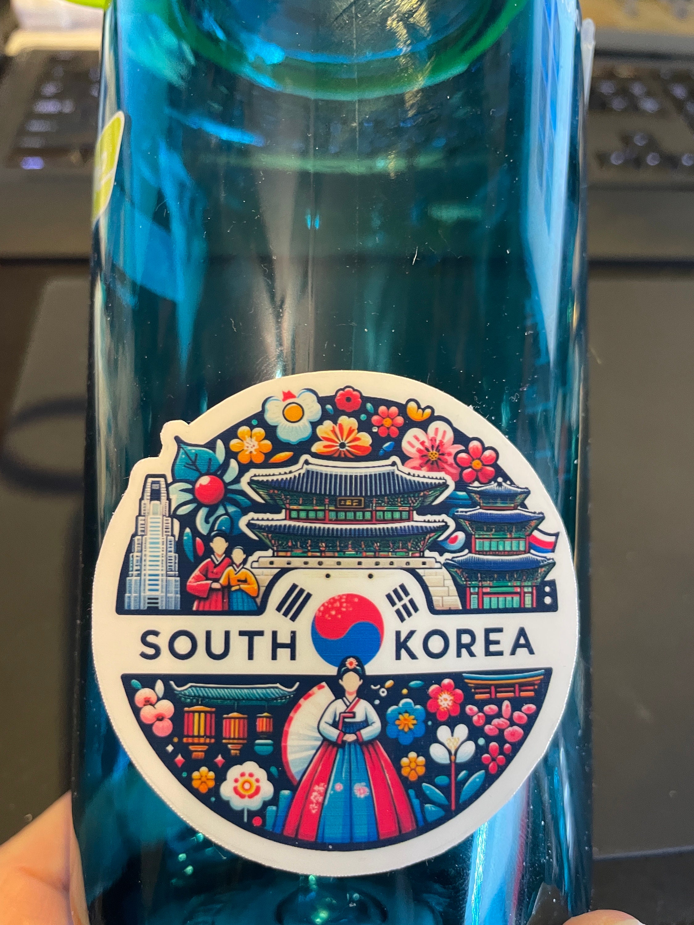 South Korea, Stickers, Weatherproof Sticker, Travel Journal, Suitcase ...