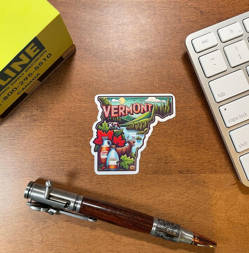 Vermont Travel | Vermont State | | Waterproof Sticker | Vermont Travel ...