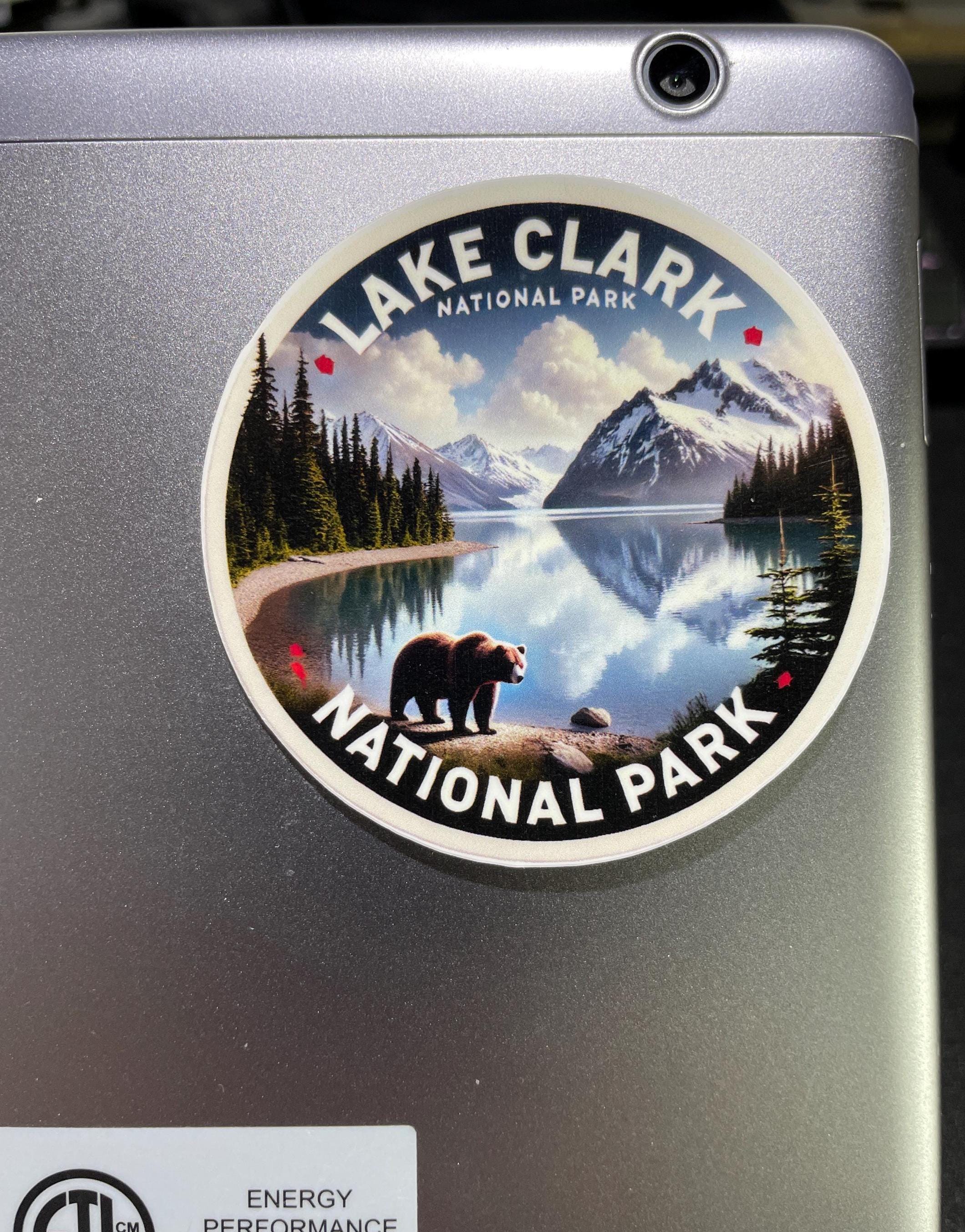 Lake Clark, National Park, Stickers, Weatherproof Sticker, Travel ...