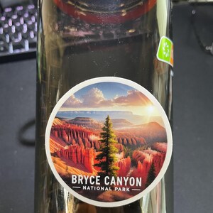 Bryce Canyon, National Park, Stickers, Weatherproof Sticker, Travel ...