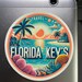 Florida Keys, Stickers, Weatherproof Sticker, Travel Journal, Suitcase ...
