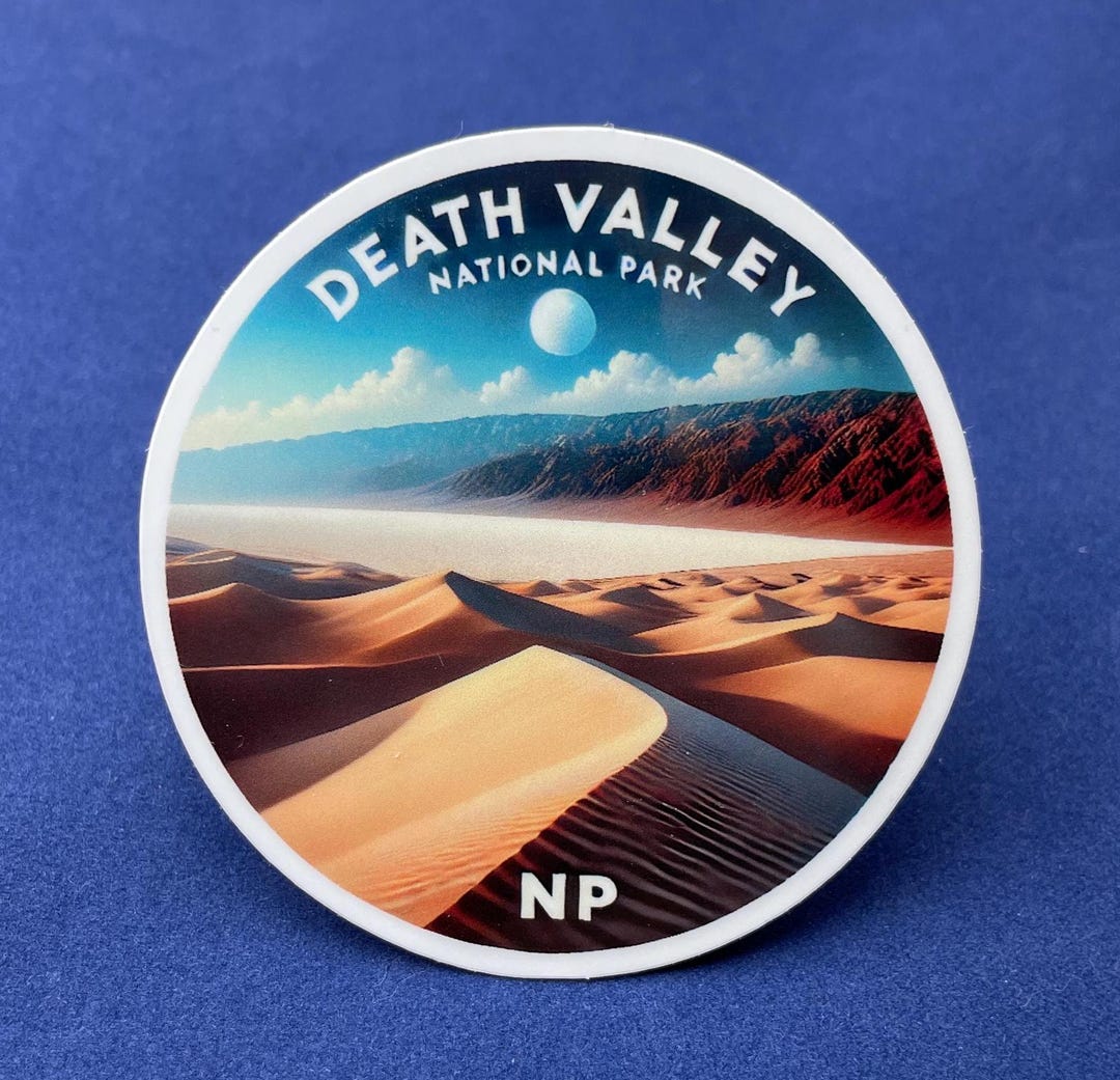 Death Valley, National Park, Stickers, Weatherproof Sticker, Travel ...