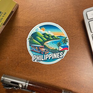Philippines, Stickers, Weatherproof Sticker, Travel Journal, Suitcase ...