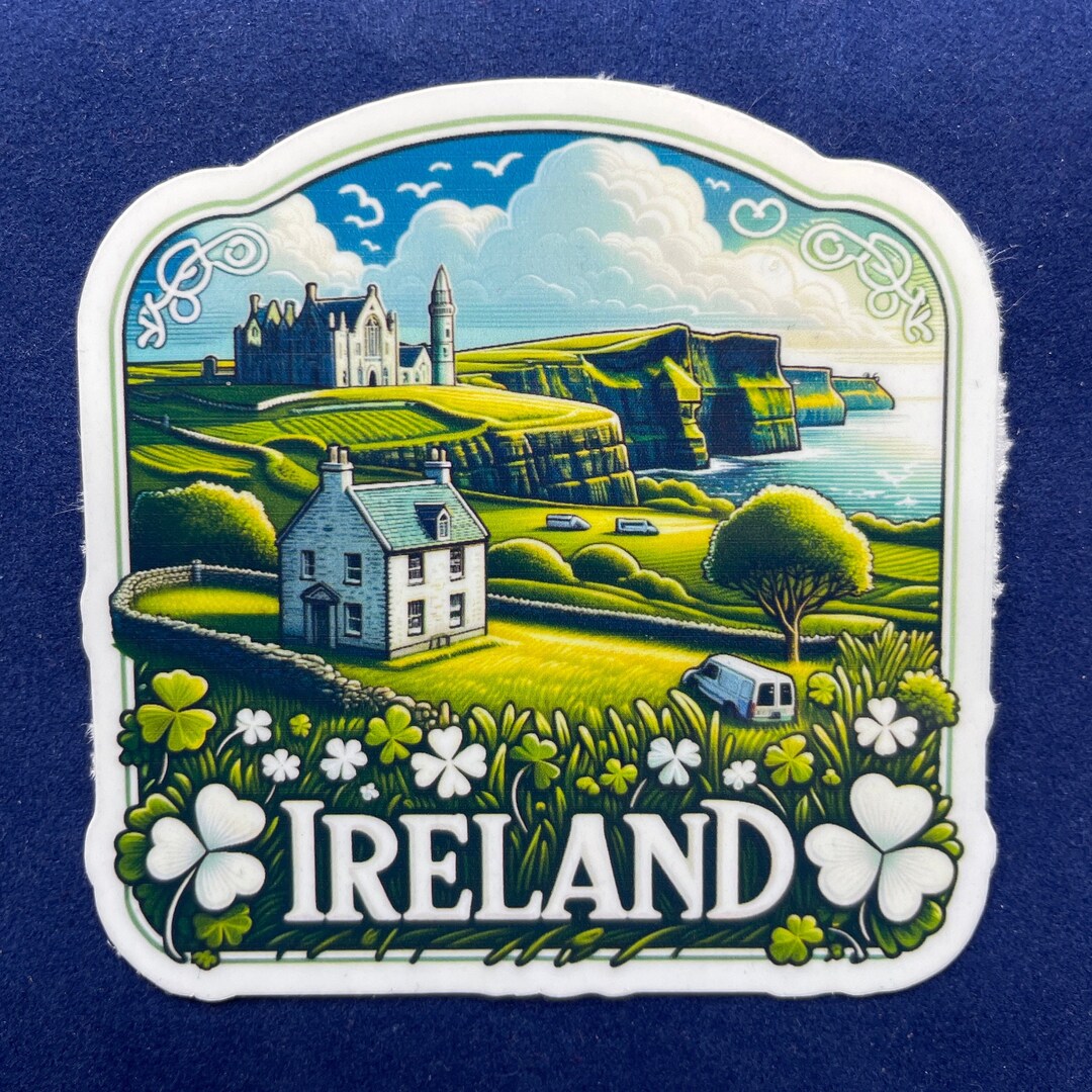 Ireland | Ireland Travel | Travel Decal | Waterproof Sticker | Travel ...