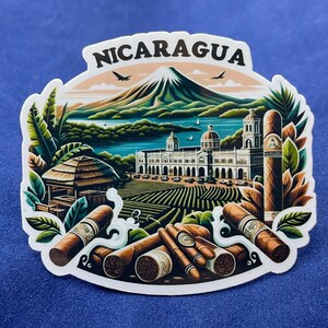 Nicaragua, Stickers, Weatherproof Sticker, Travel Journal, Suitcase ...