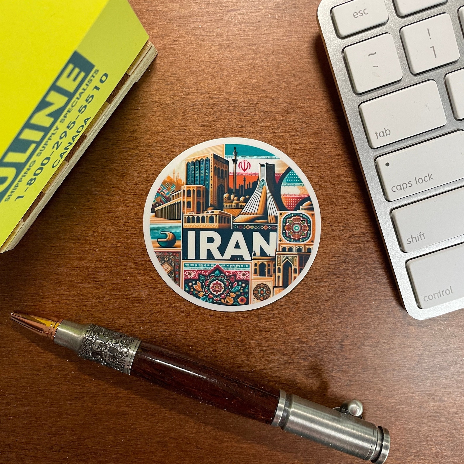 Iran, Stickers, Weatherproof Sticker, Travel Journal, Suitcase Sticker ...