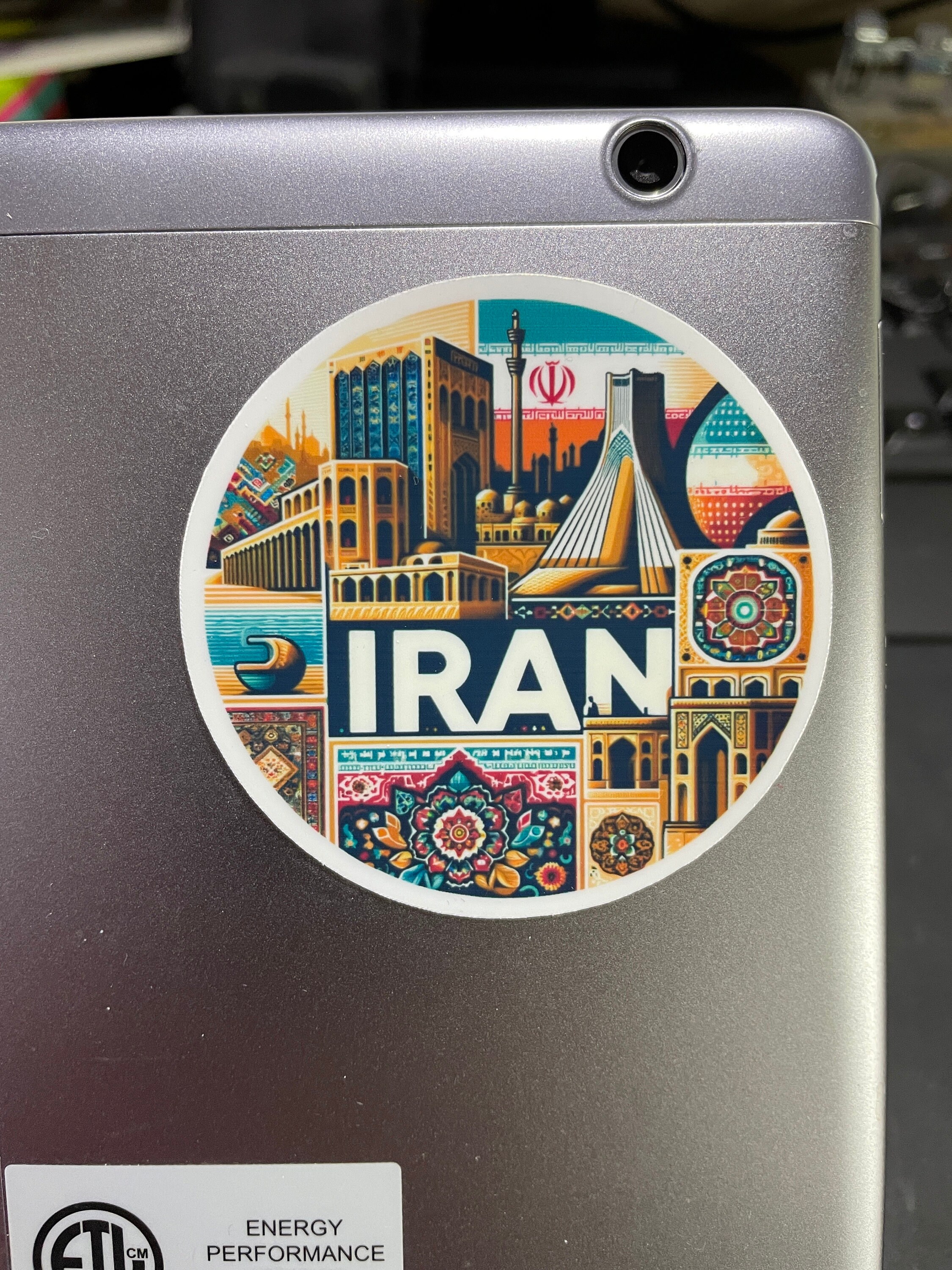 Iran, Stickers, Weatherproof Sticker, Travel Journal, Suitcase Sticker ...
