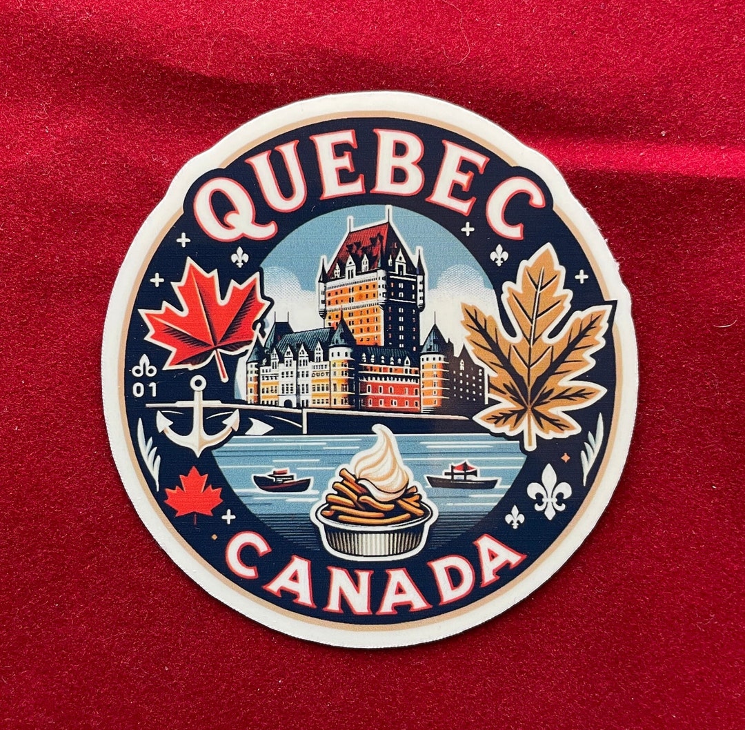 Quebec, Stickers, Travel Journal, Weatherproof Sticker, Boarding Pass ...
