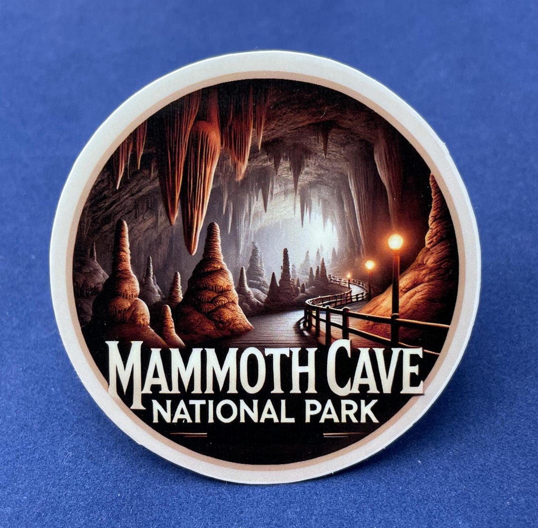 Mammoth Cave, National Park, Stickers, Weatherproof Sticker, Travel ...