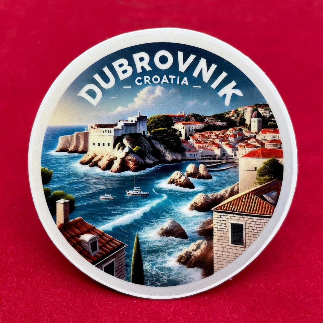 Dubrovnik Croatia Travel Sticker: Waterproof , Kindle Decal 1 - Etsy