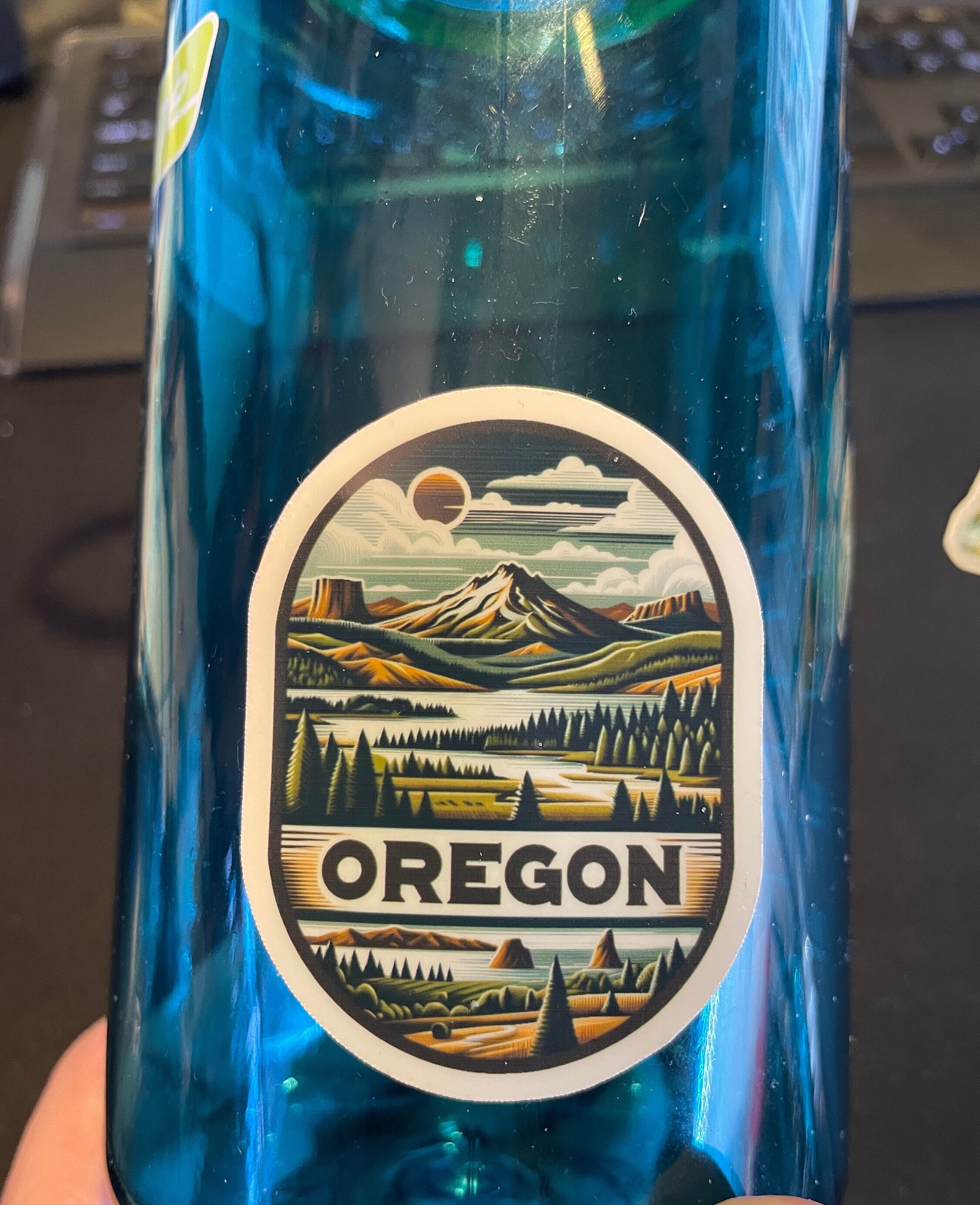 Oregon, Stickers, Weatherproof Sticker, Travel Journal, Suitcase ...