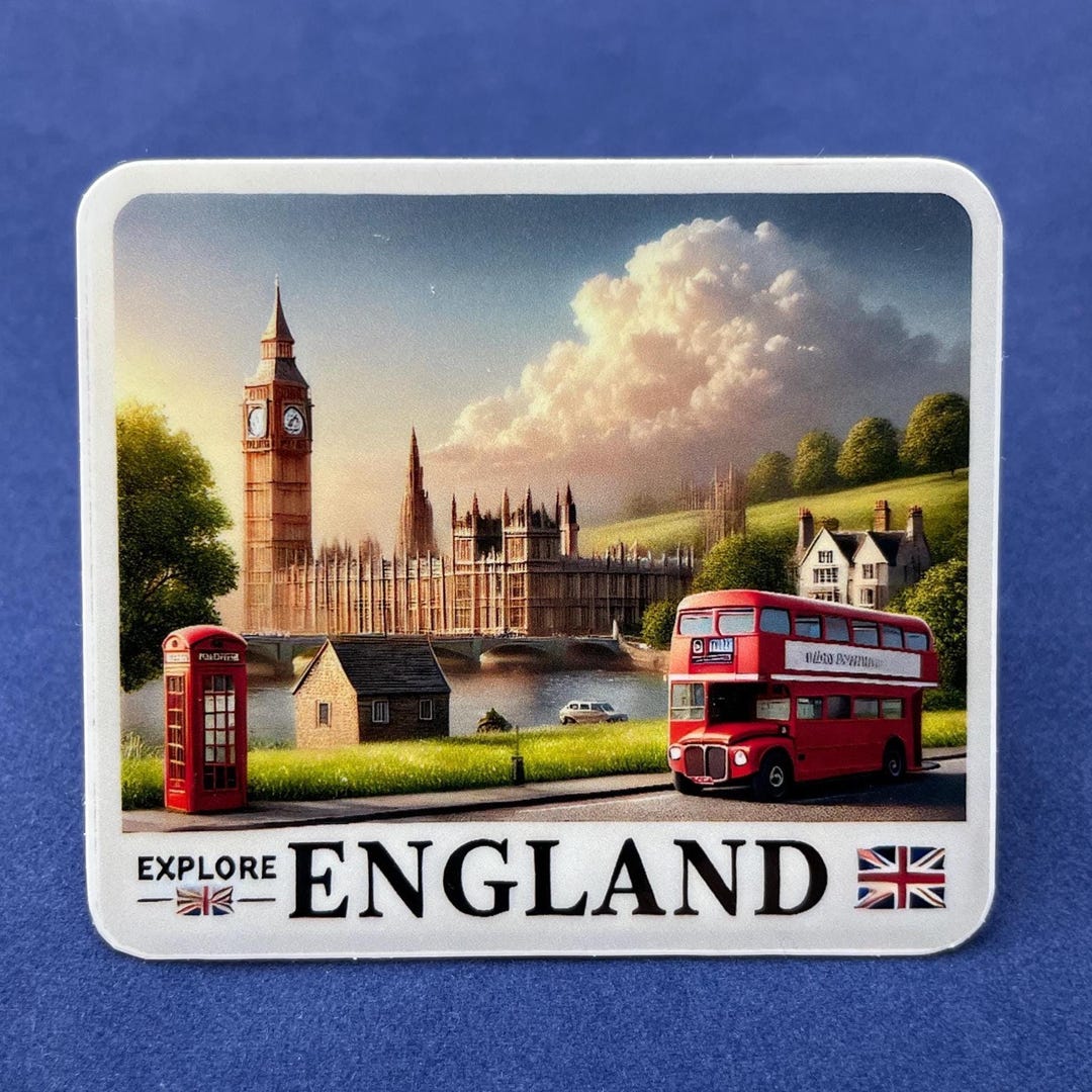 England, Stickers, Weatherproof Sticker, Travel Journal, Suitcase ...