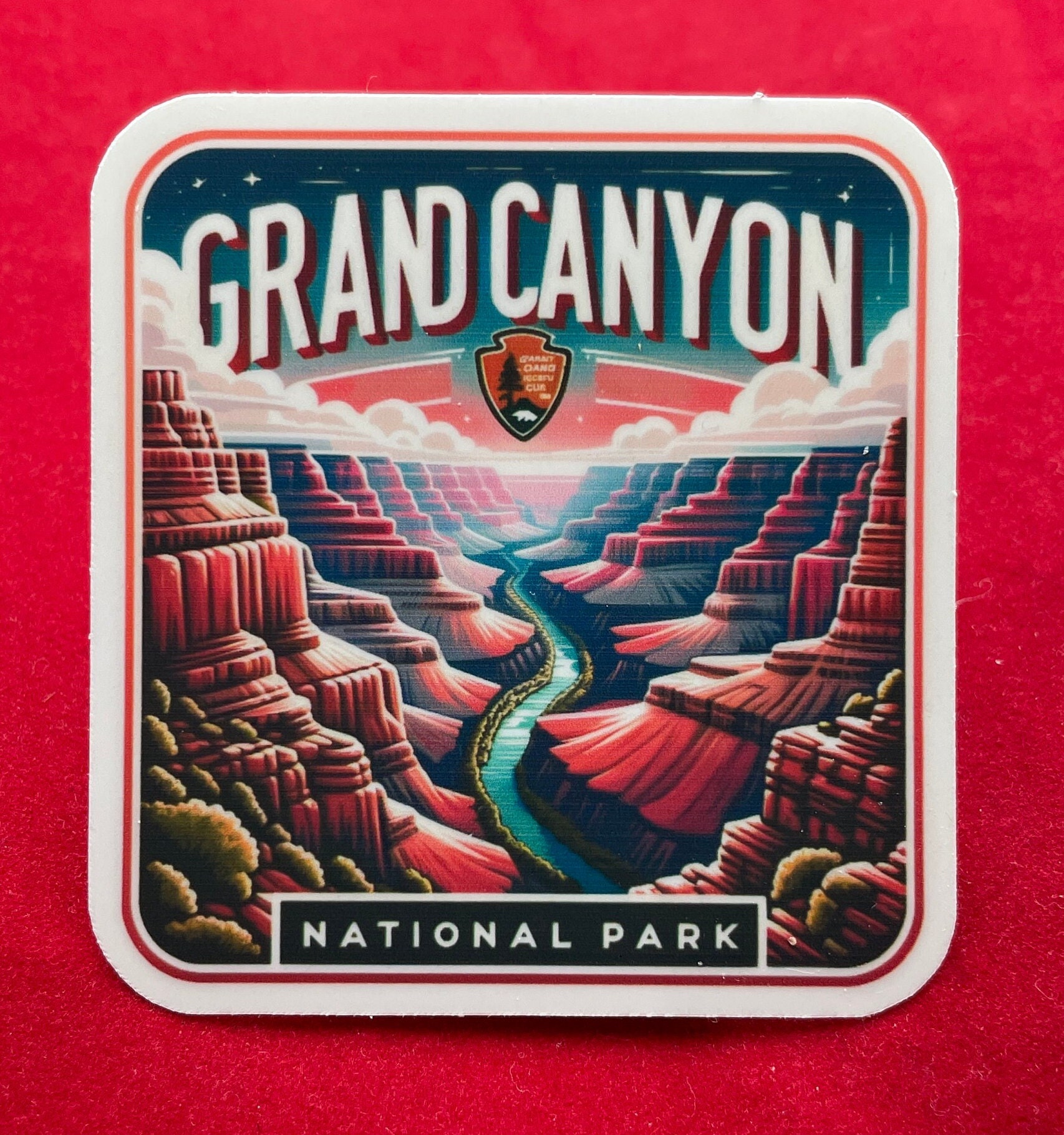 Grand Canyon, Stickers, Weatherproof Sticker, Travel Journal, Suitcase ...