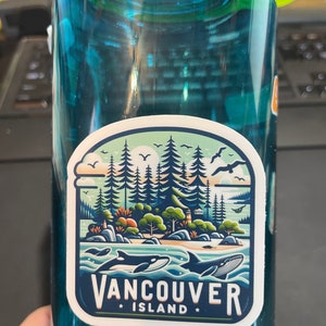 Vancouver Island, Stickers, Weatherproof Sticker, Travel Journal ...