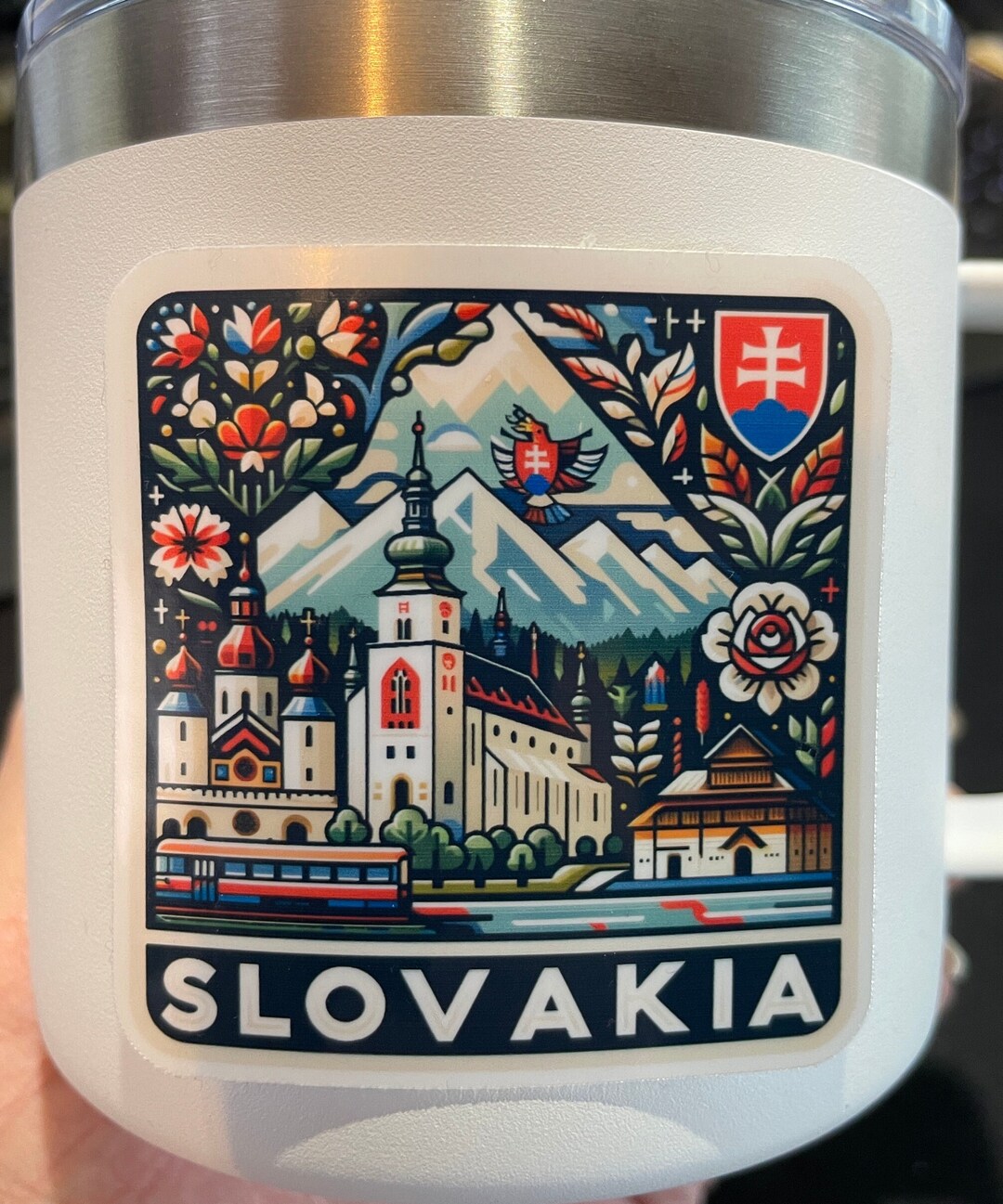 Slovakia, Stickers, Weatherproof Sticker, Travel Journal, Suitcase ...