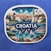 Croatia, Stickers, Weatherproof Sticker, Travel Journal, Suitcase ...