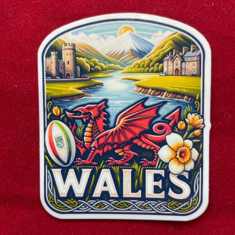 Wales Wales Travel Travel Decal Waterproof Sticker Wales Travel Sticker ...