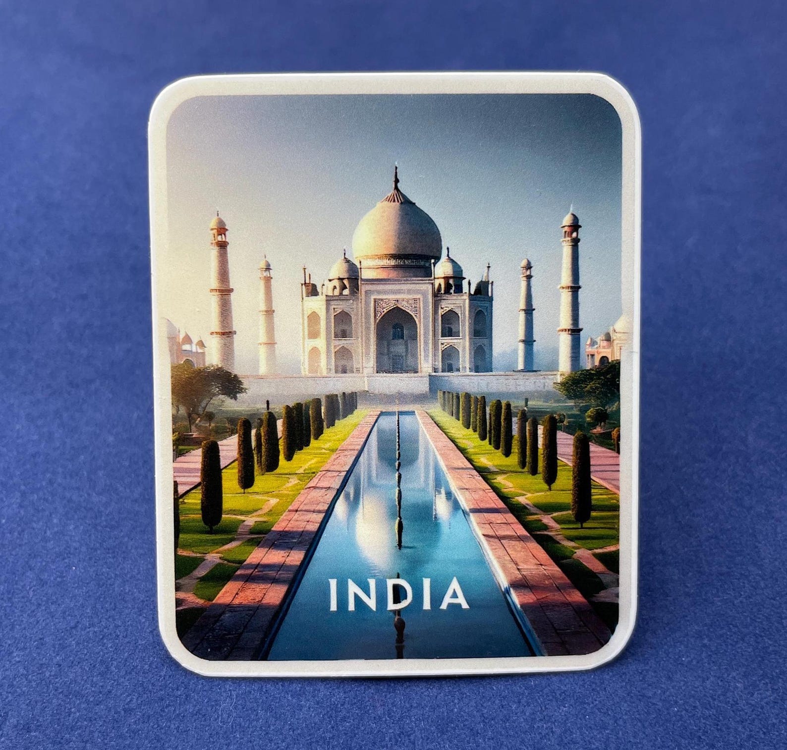 India Travel Sticker, Taj Mahal, Weatherproof Vinyl - Etsy