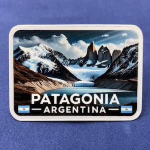 Patagonia, Argentina, Stickers, Weatherproof Sticker, Travel Journal ...