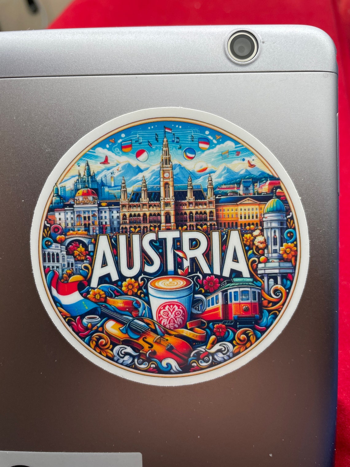 Austria, Stickers, Weatherproof Sticker, Travel Journal, Suitcase ...