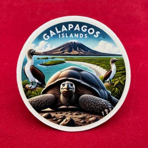 Galapagos Islands, Stickers, Weatherproof Sticker, Travel Journal ...