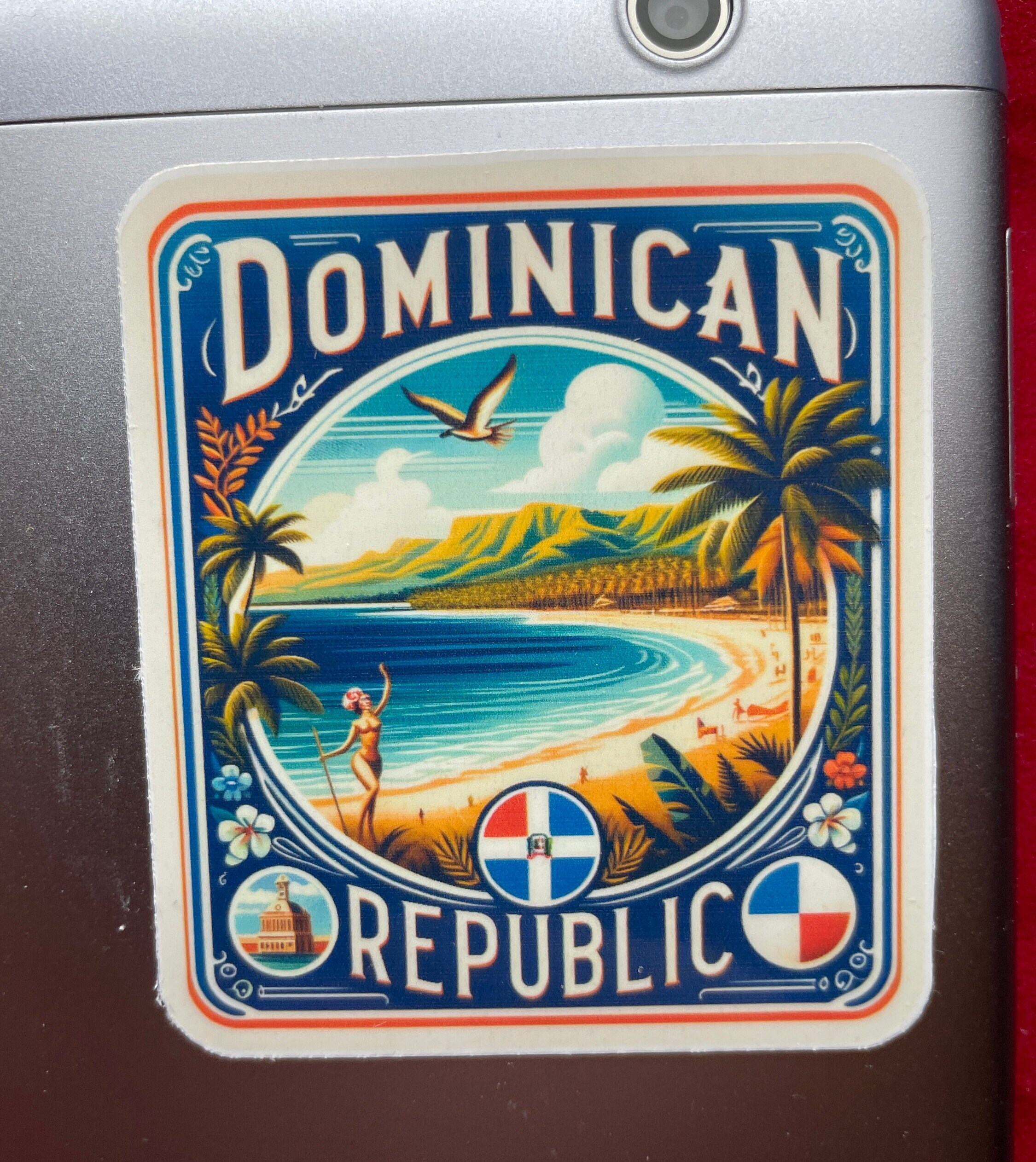 Dominican Republic Dominican Republic Waterproof Sticker Vintage Travel ...