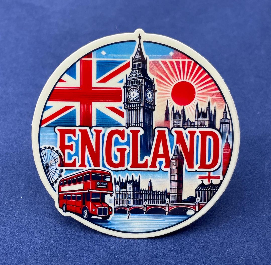 England, Stickers, Weatherproof Sticker, Travel Journal, Suitcase ...