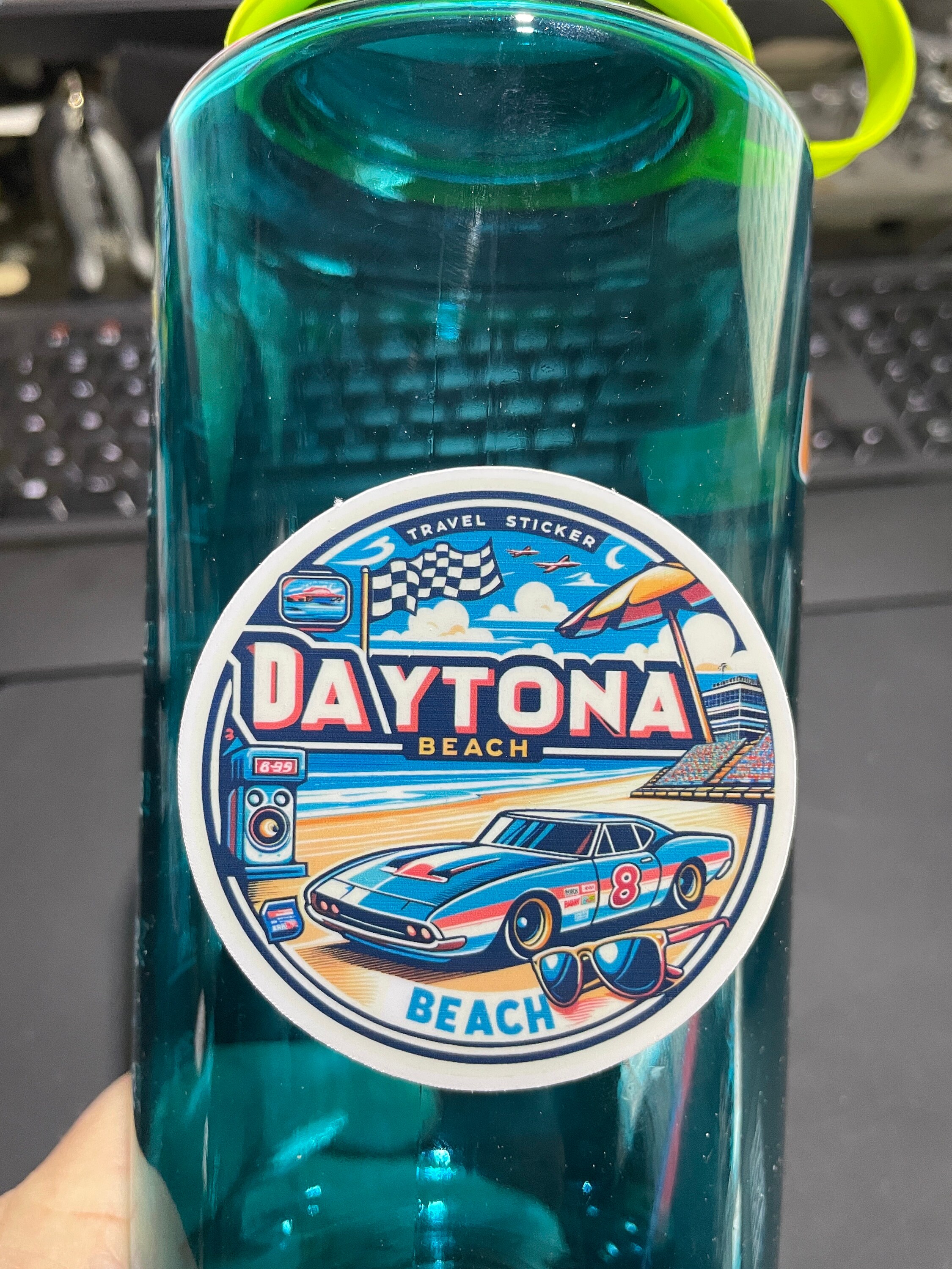 Daytona Beach, Stickers, Weatherproof Sticker, Travel Journal, Suitcase ...