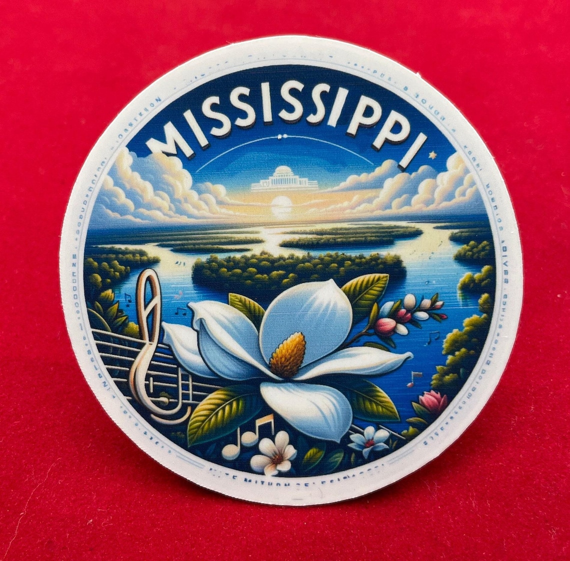 Mississippi, Stickers, Weatherproof Sticker, Travel Journal, Suitcase ...
