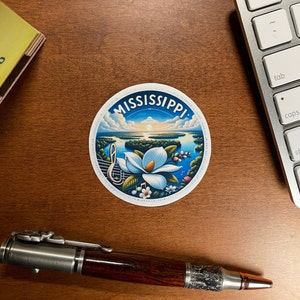 Mississippi, Stickers, Weatherproof Sticker, Travel Journal, Suitcase ...