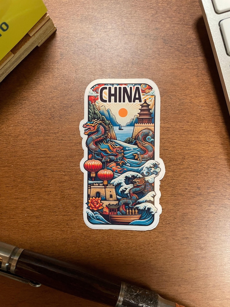 China | China Travel | Waterproof Sticker | Travel Sticker | Suitcase ...