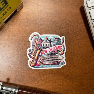 New Orleans | New Orleans Travel | New Orleans| Waterproof Sticker ...