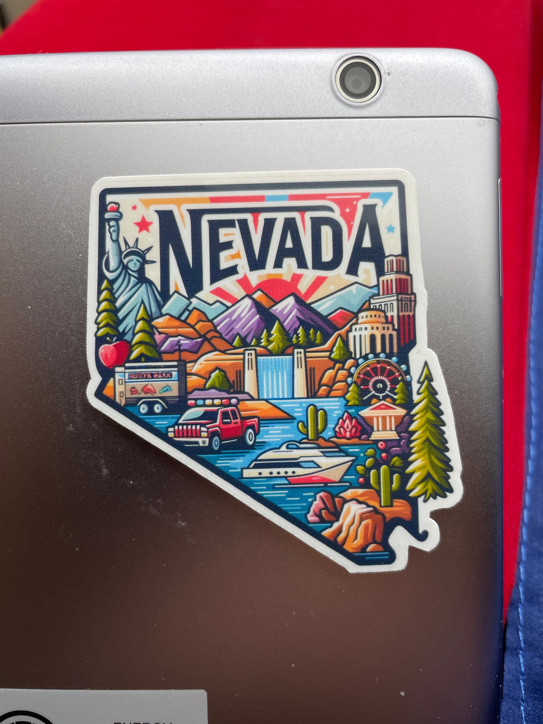 Nevada, Stickers, Weatherproof Sticker, Travel Journal, Suitcase ...